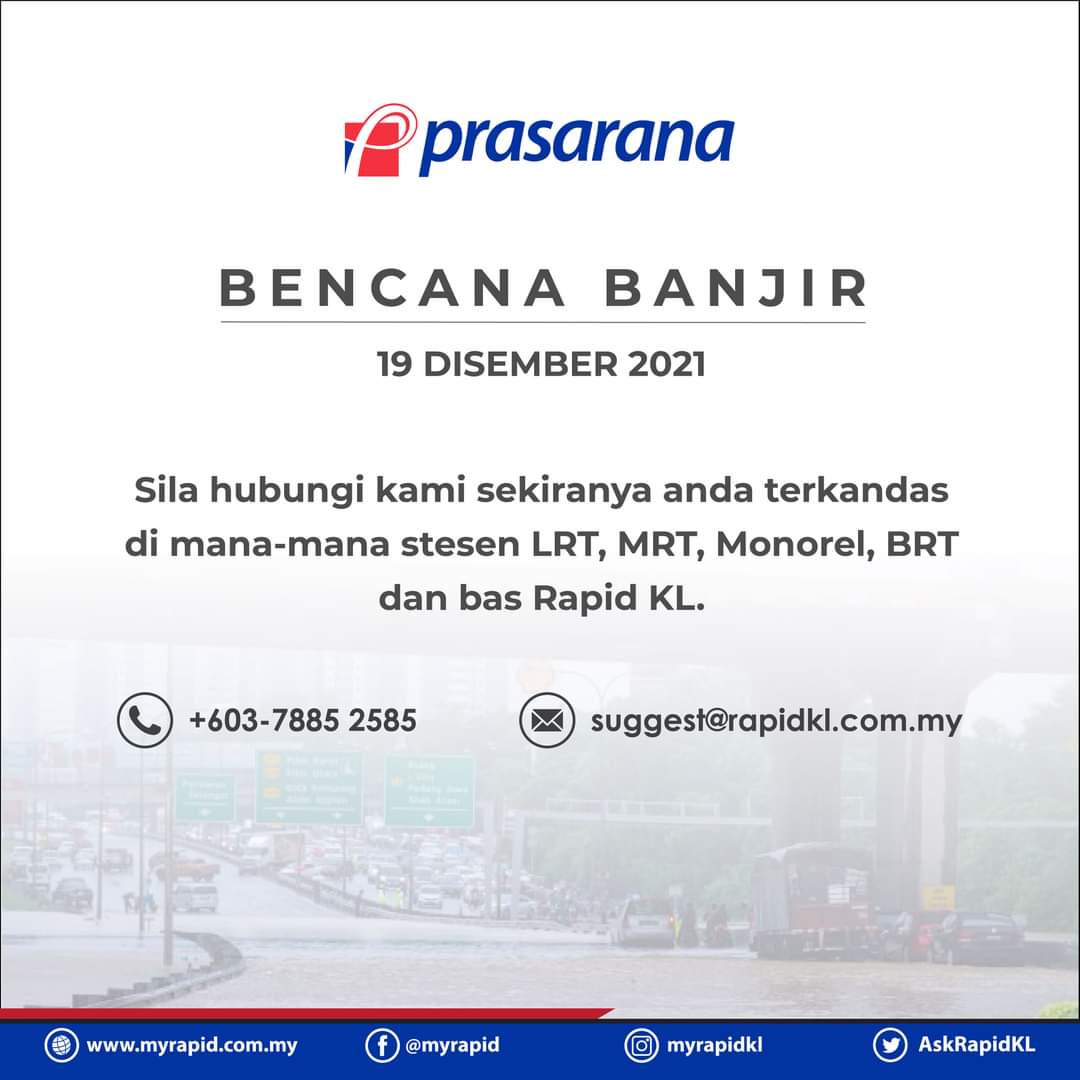 巴生谷68条Rapid KL巴士路线暂停运作至另行通知 – 988